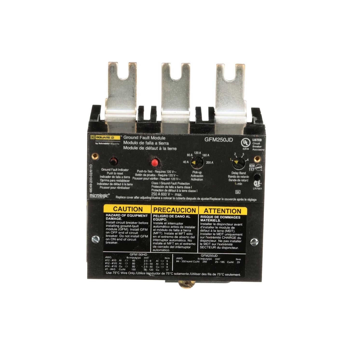 GFM250JD - Square D - Part And Accessory – SimplyBreakers.com