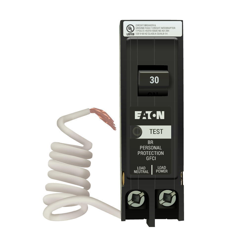 BRN130GF - Eaton - 30 Amp GFCI Circuit Breaker – SimplyBreakers.com