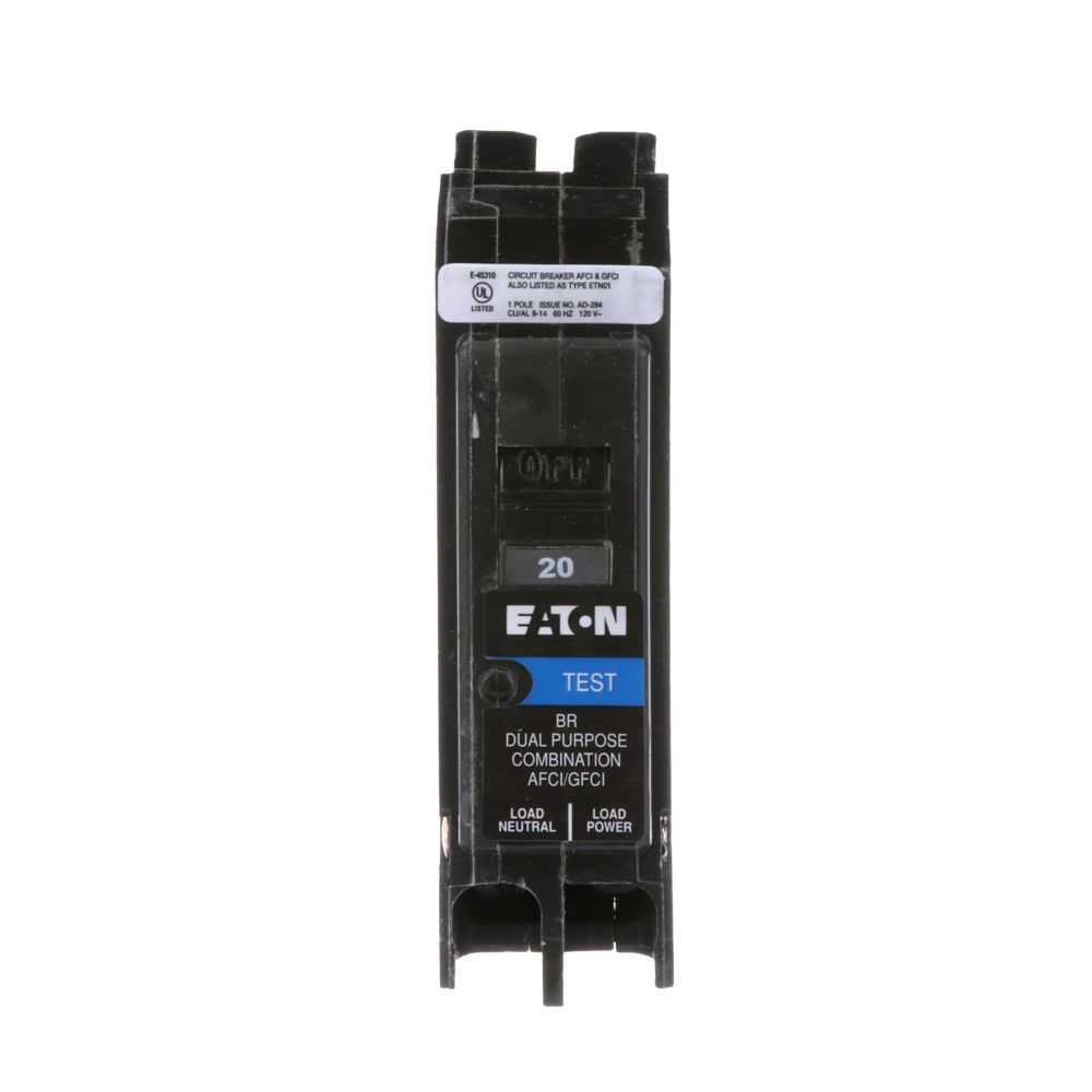 BRP120DF - Eaton - 20 Amp Dual Function Circuit Breaker ...