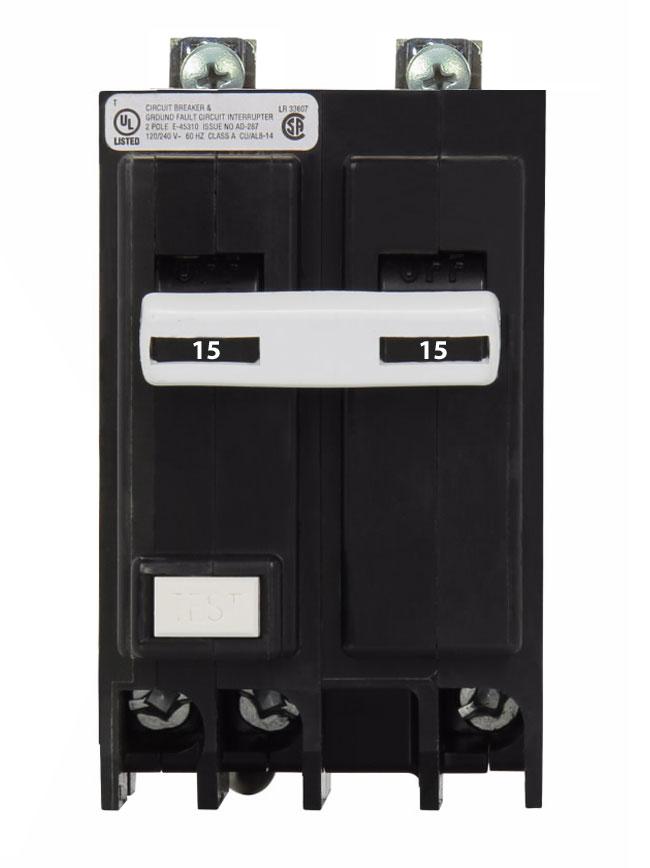 BQGF215 - Commander 15 Amp GFCI Circuit Breakers – SimplyBreakers.com