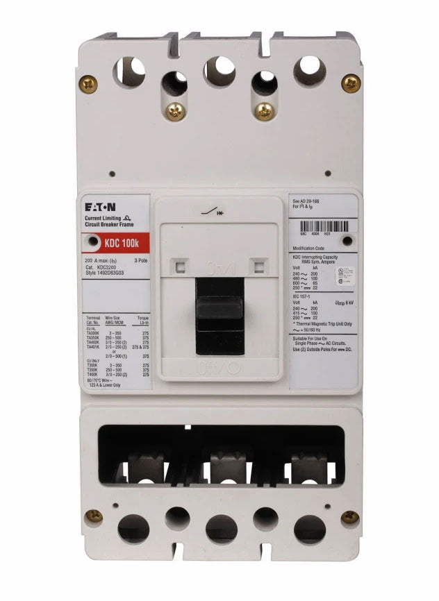KDC3200 - Eaton - Molded Case Circuit Breaker – SimplyBreakers.com