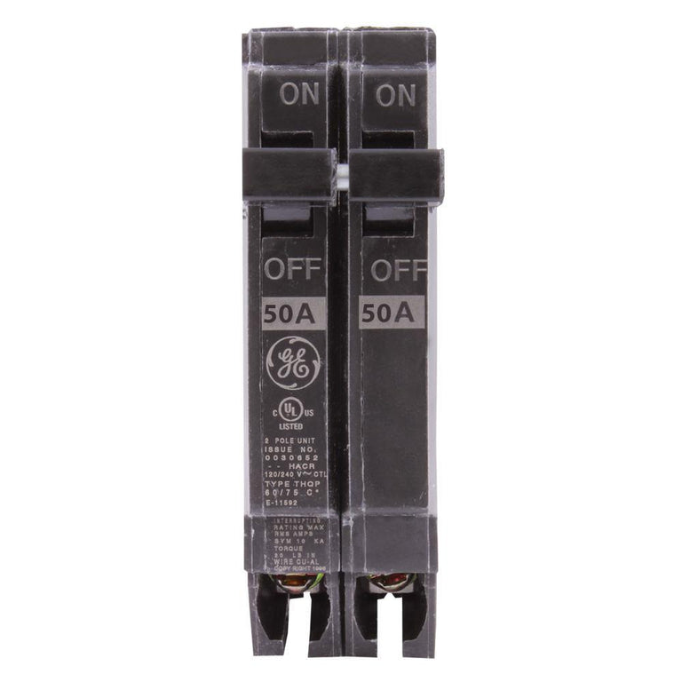 THQP250 - GE - 50 Amp 1/2" Circuit Breaker – SimplyBreakers.com