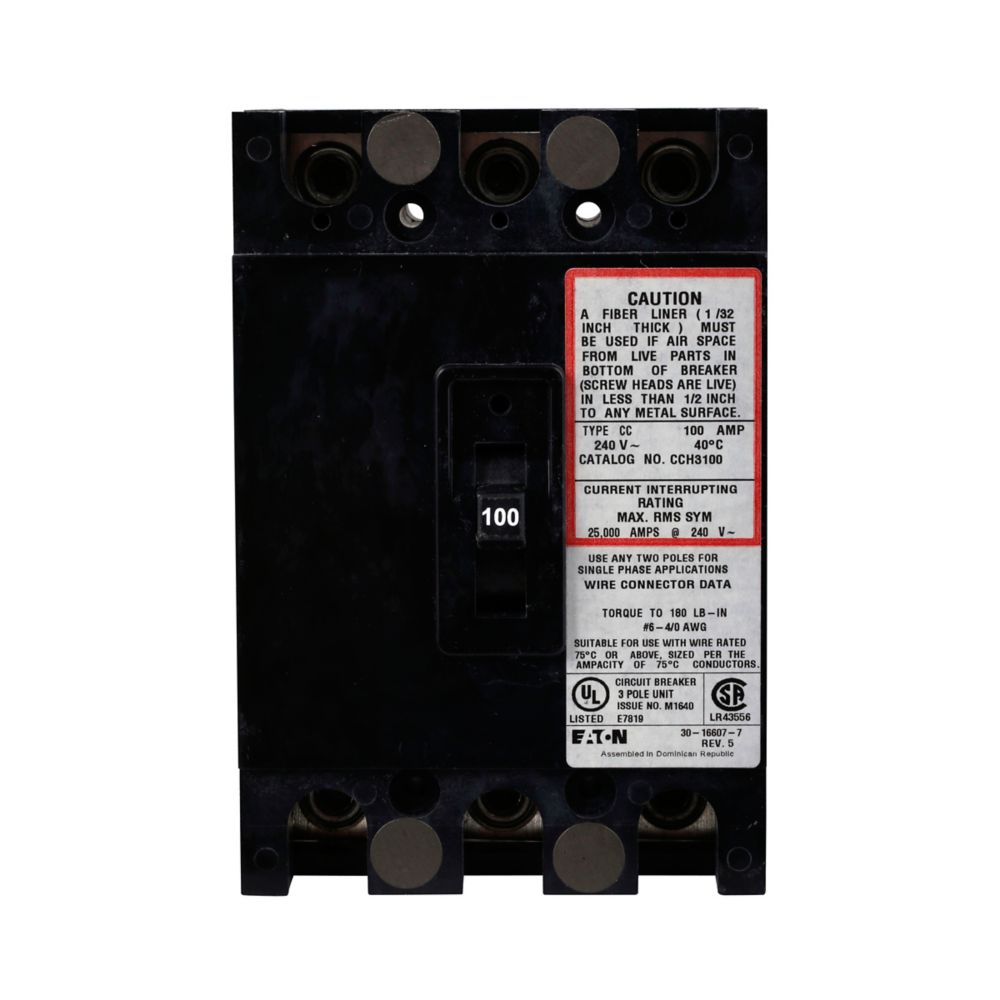 CCH3100 - Eaton - Molded Case Circuit Breakers – SimplyBreakers.com