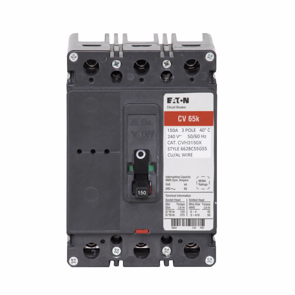 CVH3150X - Eaton - 150 Amp Molded Case Circuit Breaker – SimplyBreakers.com