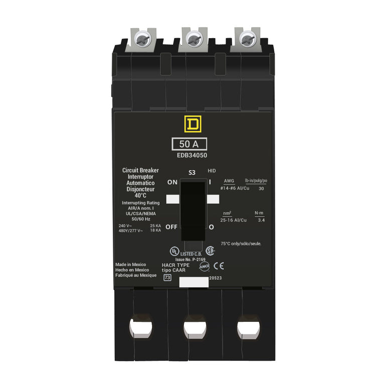 EDB34050 - Square D - Molded Case Circuit Breaker – SimplyBreakers.com