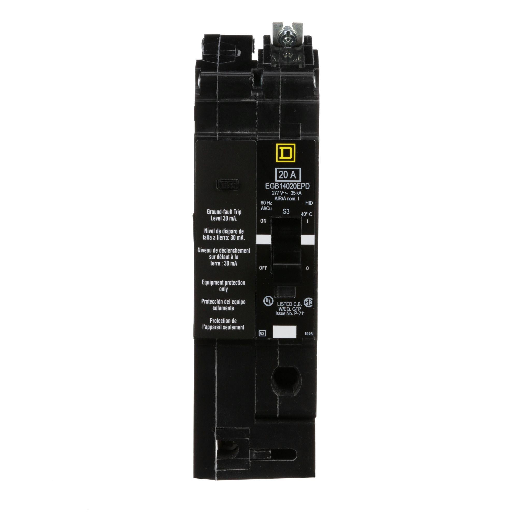 EGB14020EPD - Square D - Molded Case Circuit Breakers – SimplyBreakers.com