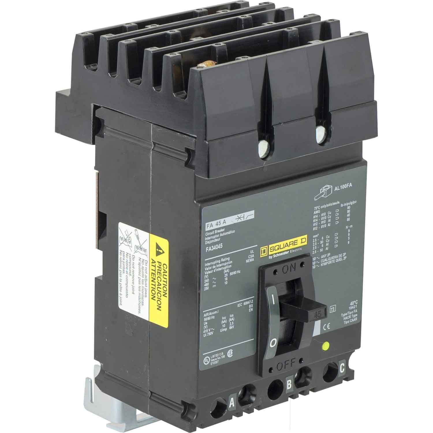 FA34045 - Square D - Molded Case Circuit Breakers – SimplyBreakers.com