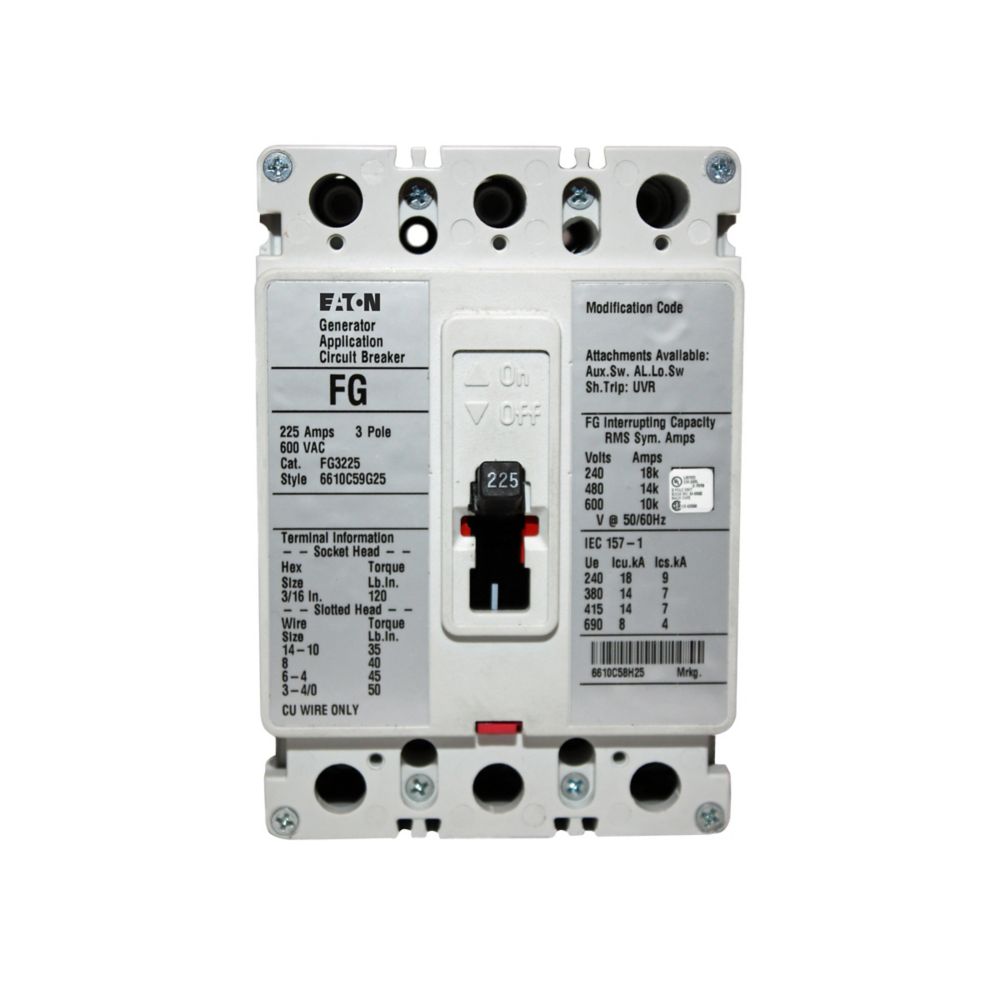 FG3225 - Eaton - Molded Case Circuit Breakers – SimplyBreakers.com