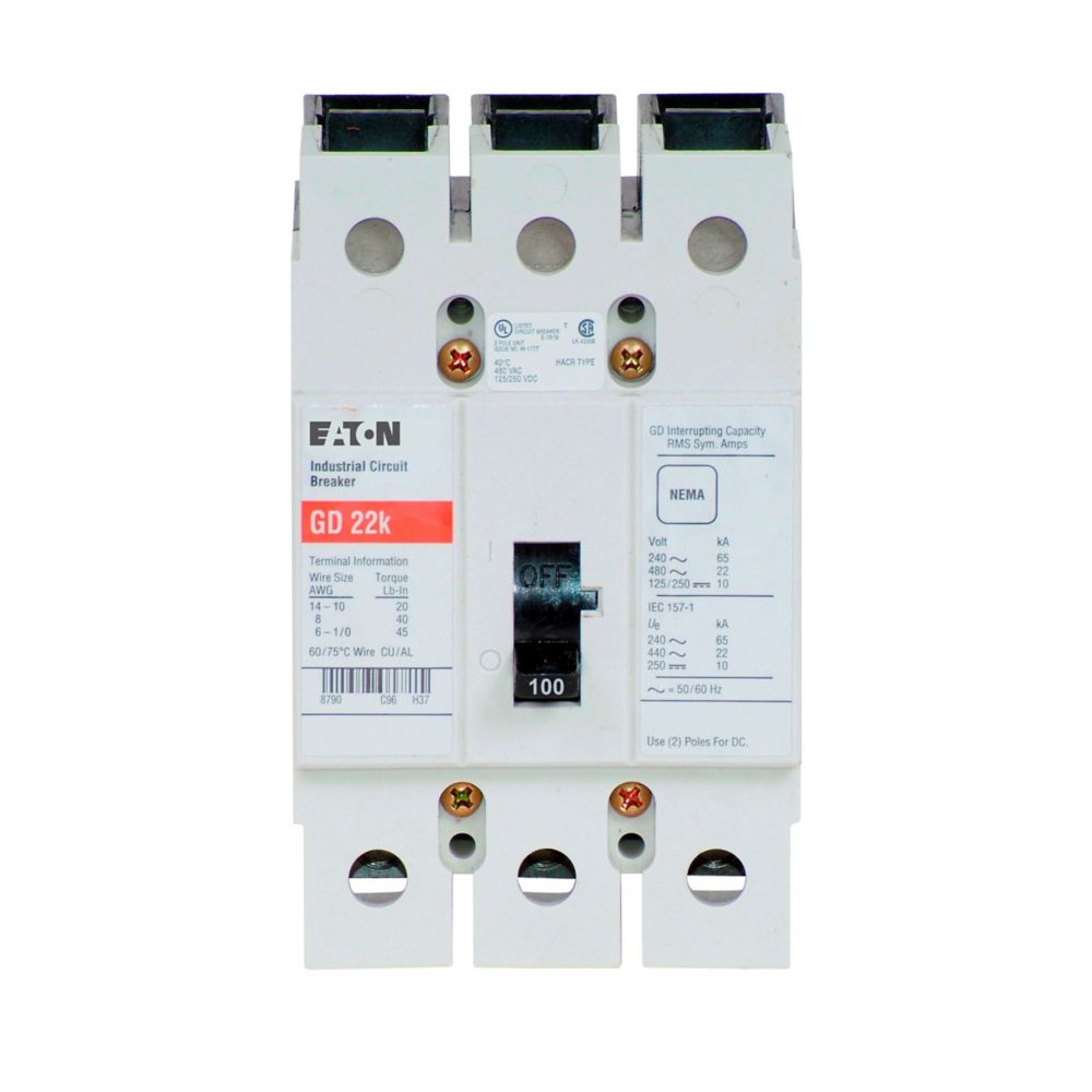 GD3100 - Eaton - Molded Case Circuit Breakers – SimplyBreakers.com