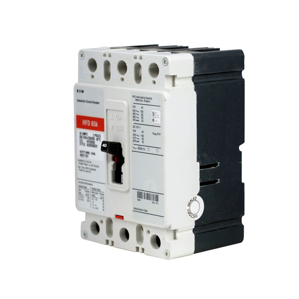 HFD3040 - Eaton - Molded Case Circuit Breaker – SimplyBreakers.com