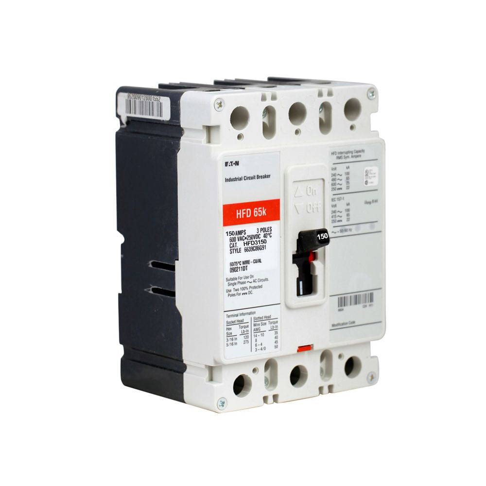 HFD3150 - Eaton - Molded Case Circuit Breaker – SimplyBreakers.com