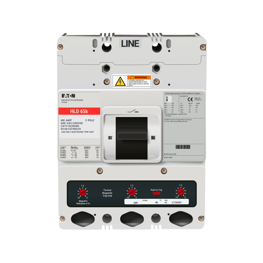 HLD3600W - Eaton - Molded Case Circuit Breaker – SimplyBreakers.com