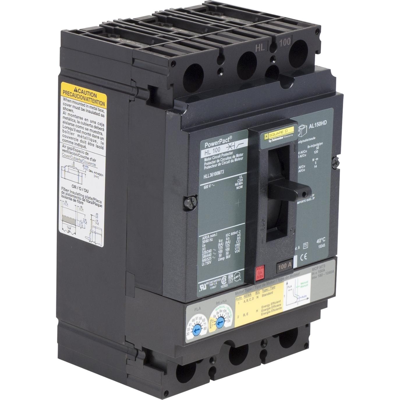 HLL36100M73 - Square D - Molded Case Circuit Breakers – SimplyBreakers.com