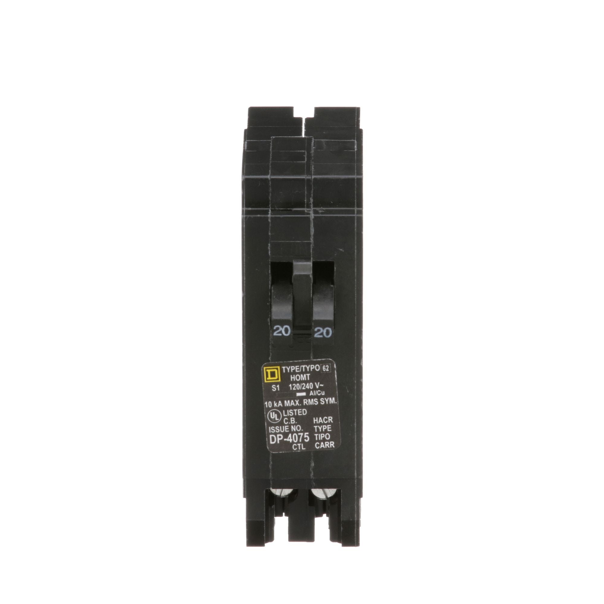 HOMT2020CP - Square D Homeline - Tandem Circuit Breaker ...