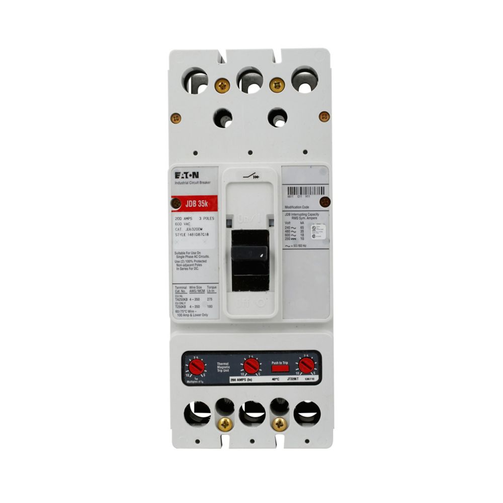JDB3200 - Eaton - Molded Case Circuit Breakers – SimplyBreakers.com