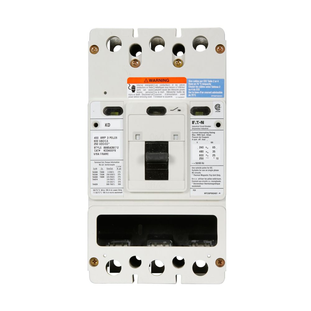 KD3400FS - Eaton - Molded Case Circuit Breakers – SimplyBreakers.com
