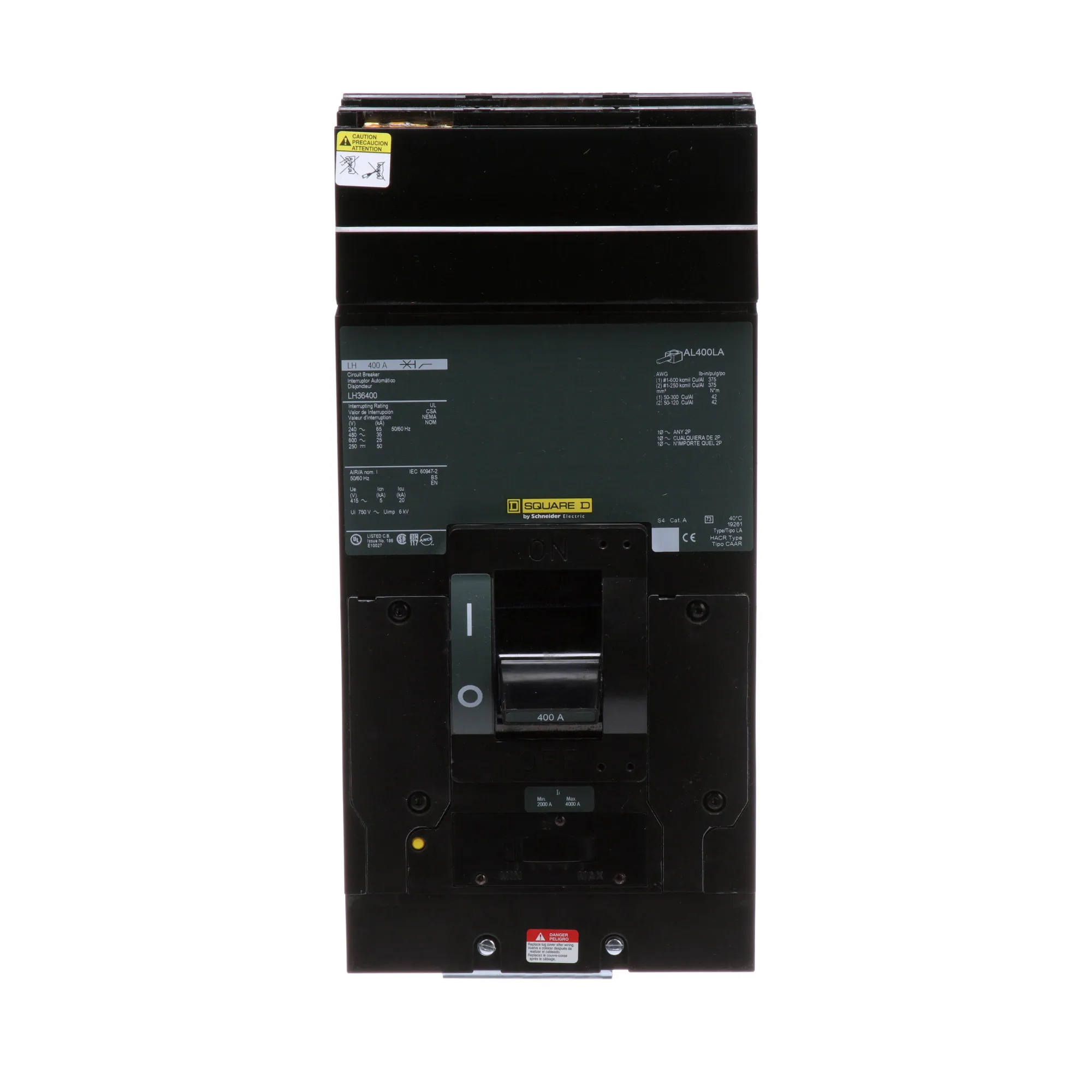 LH36400 - Square D - Molded Case Circuit Breaker – SimplyBreakers.com
