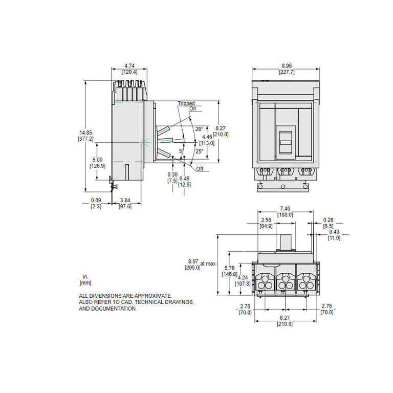 MGA36800 - Square D - Molded Case Circuit Breaker – SimplyBreakers.com