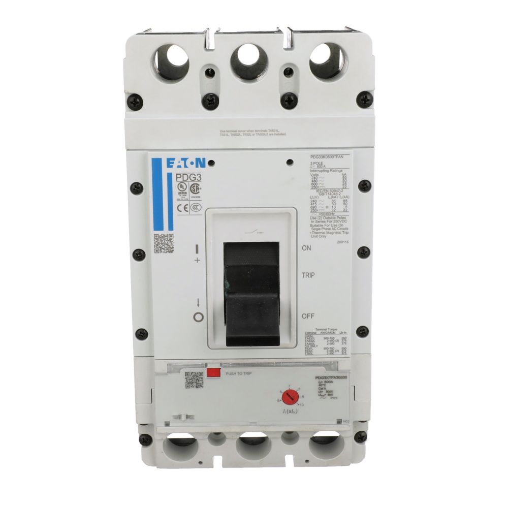 PDG33G0500TFAJ - Eaton - Molded Case Circuit Breakers – SimplyBreakers.com