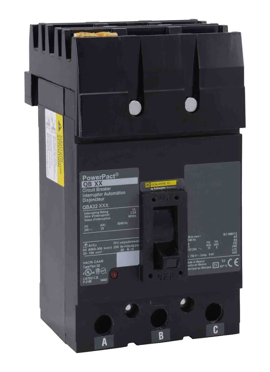 QBA32200 - Square D - Molded Case Circuit Breaker – SimplyBreakers.com