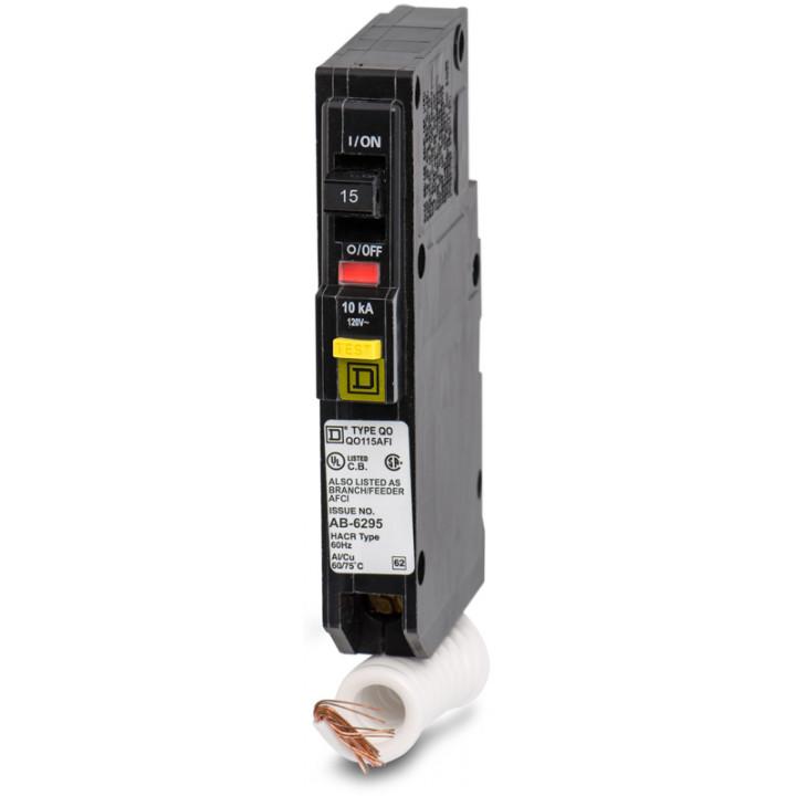 QO115AFI - Square D - 15 Amp AFCI Circuit Breaker – SimplyBreakers.com QO115AFI - Square D - 15 Amp AFCI Circuit Breaker – SimplyBreakers.com