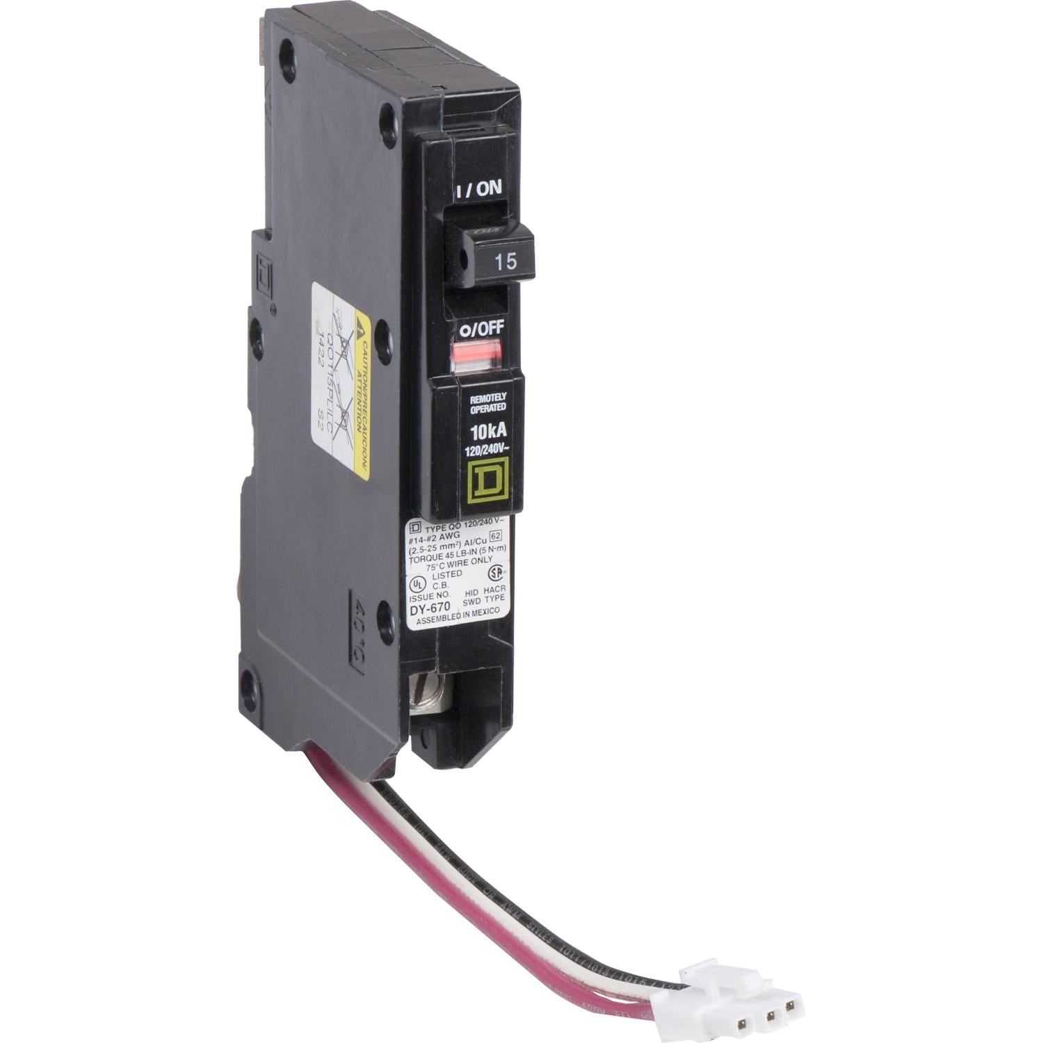 QO115PLILC - Square D - Molded Case Circuit Breaker – SimplyBreakers.com