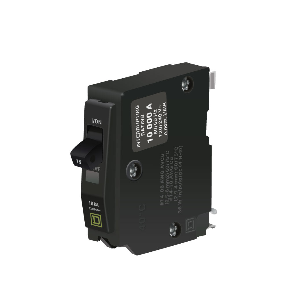 QO115 - Square D 15 Amp Single Pole Breaker – SimplyBreakers.com