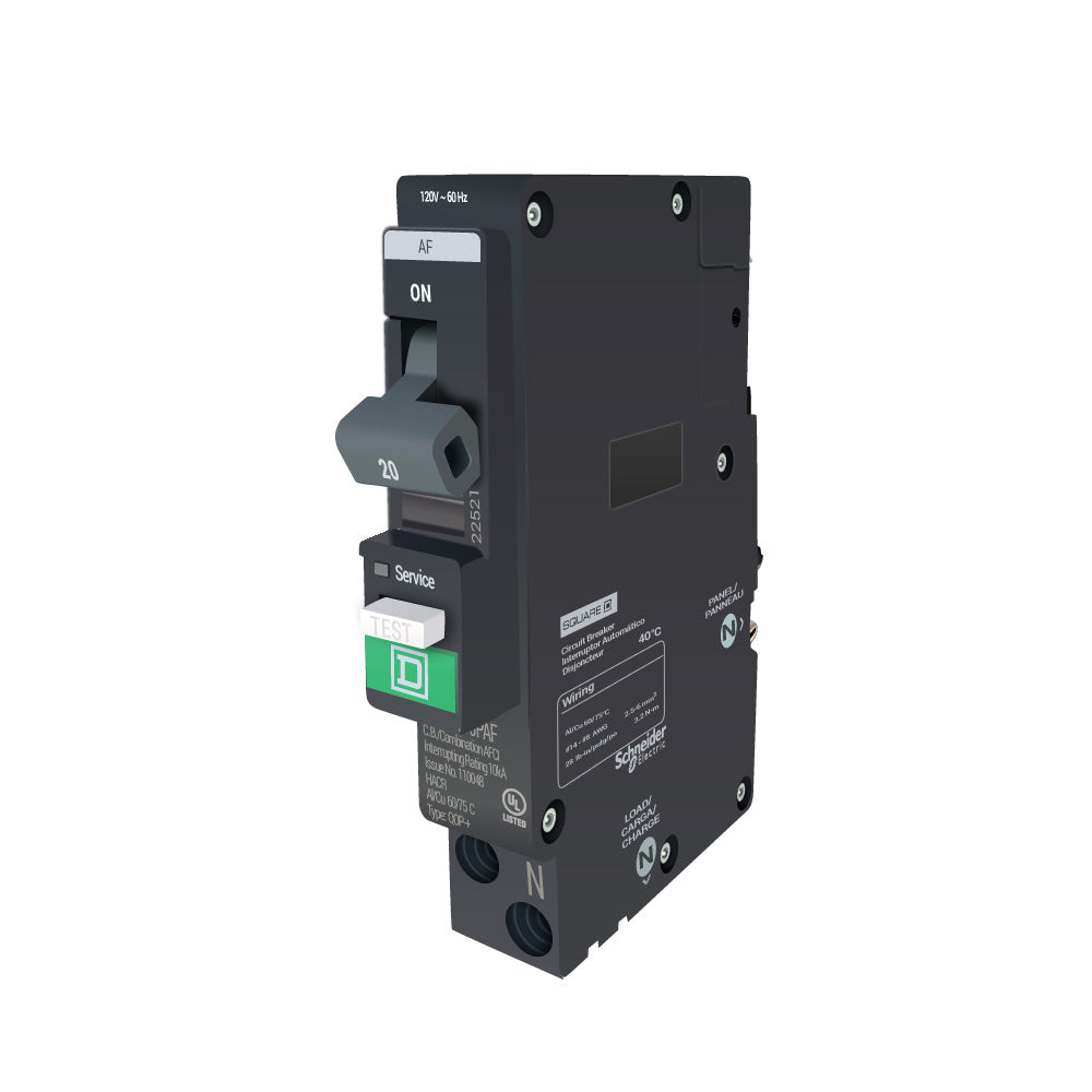 QO120PAF - Square D - 20 Amp AFCI Circuit Breaker – SimplyBreakers.com QO120PAF - Square D - 20 Amp AFCI Circuit Breaker – SimplyBreakers.com