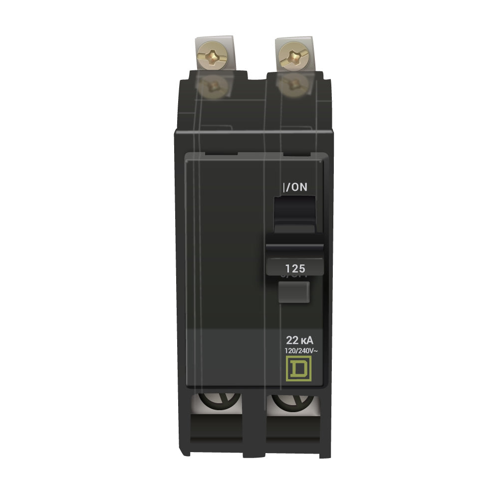 QOB2125VH - Square D - 125 Amp 22kA Circuit Breaker – SimplyBreakers.com