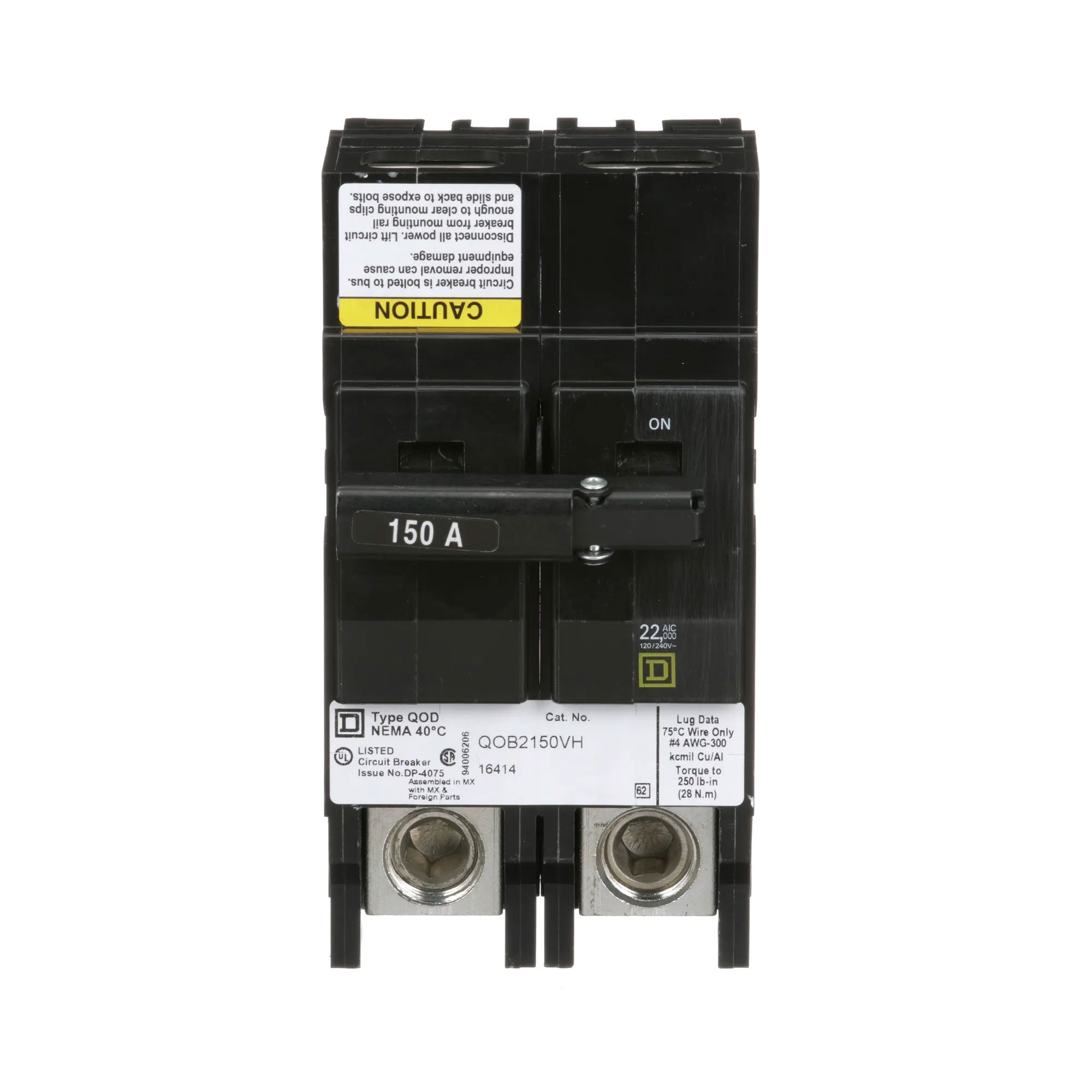 QOB2150VH - Square D - Circuit Breaker – SimplyBreakers.com
