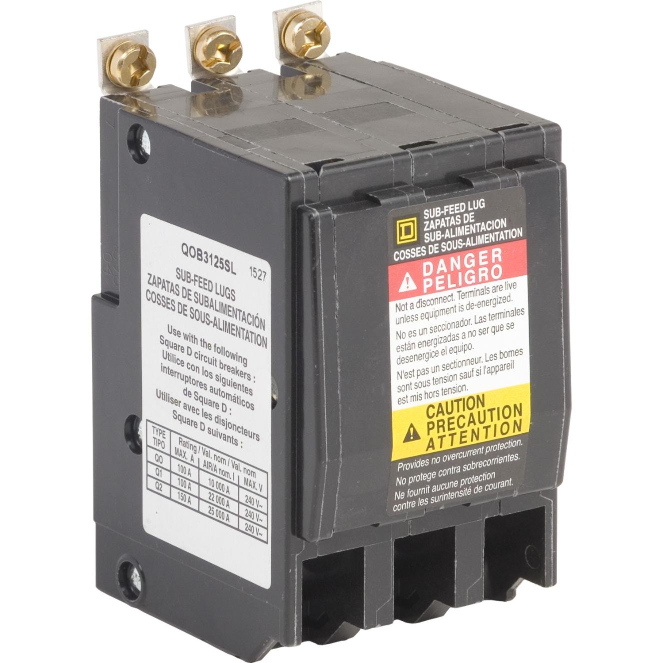QOB3125SL - Square D - Molded Case Circuit Breakers – SimplyBreakers.com