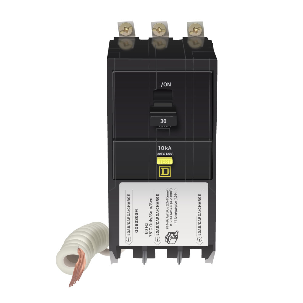 QOB330GFI - Square D - 30 Amp GFCI Breaker – SimplyBreakers.com