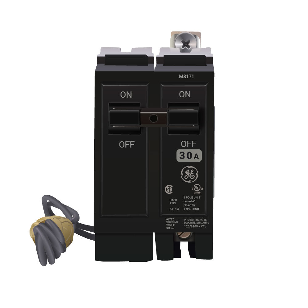 THQB1130ST1 - GE - 30 Amp Shunt Trip Circuit Breaker – SimplyBreakers.com