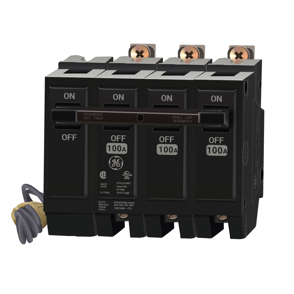 THQB32100ST1 - GE - 100 Amp Shunt Trip Circuit Breaker – SimplyBreakers.com