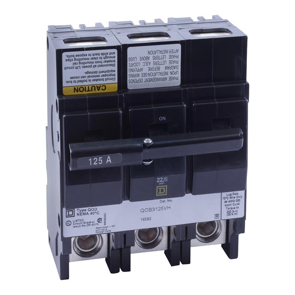 QOB3125VH - Square D - 22 kA Circuit Breaker – SimplyBreakers.com