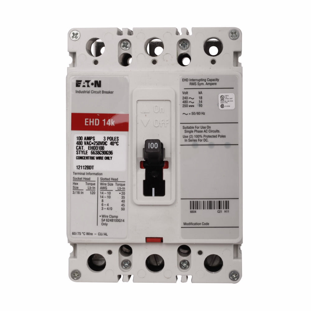 EHD3050L - Eaton - Molded Case Circuit Breaker – SimplyBreakers.com